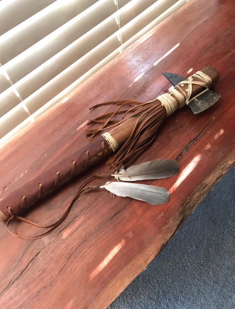 Hand Forged Rustic Primitive Tomahawk | Etsy UK