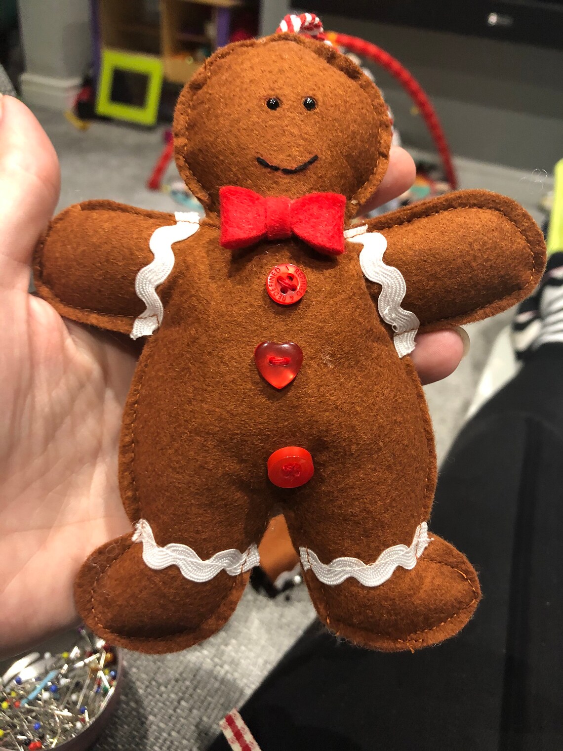 Gingerbread Man Decoration - Etsy