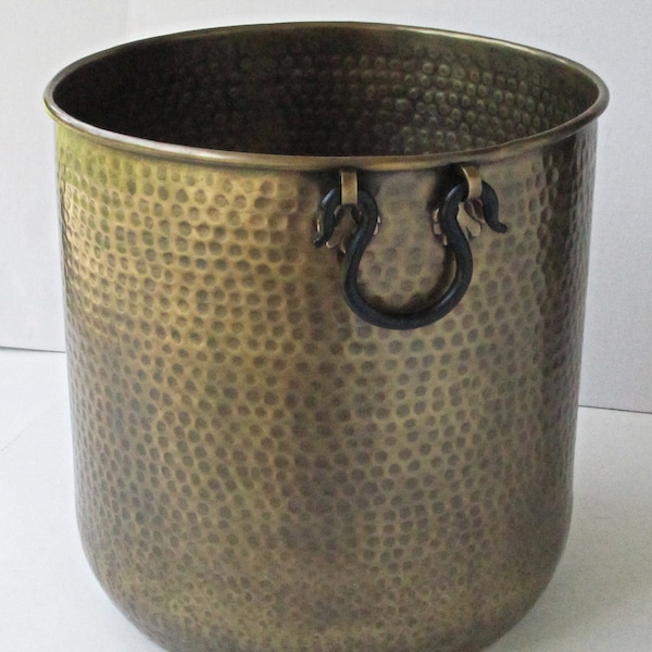 Large Brass Planter - Etsy