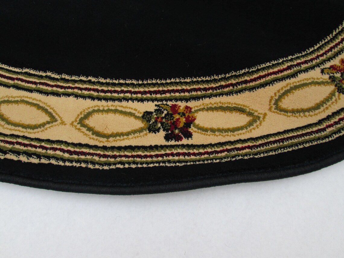 Half Round Area Rug 47.5L X 23.5 D Thick 11mm Pile Height. - Etsy