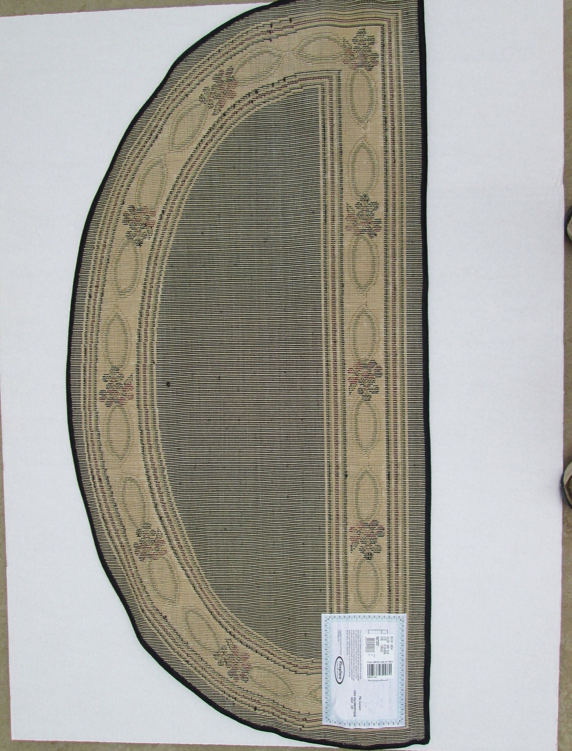 Half Round Area Rug 47.5L X 23.5 D Thick 11mm Pile Height. - Etsy