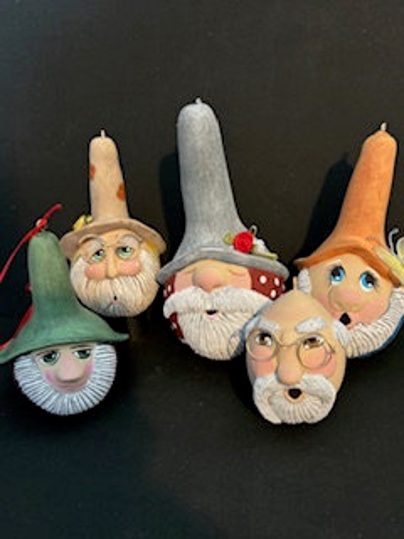 Santa W/ Bald Head - Etsy