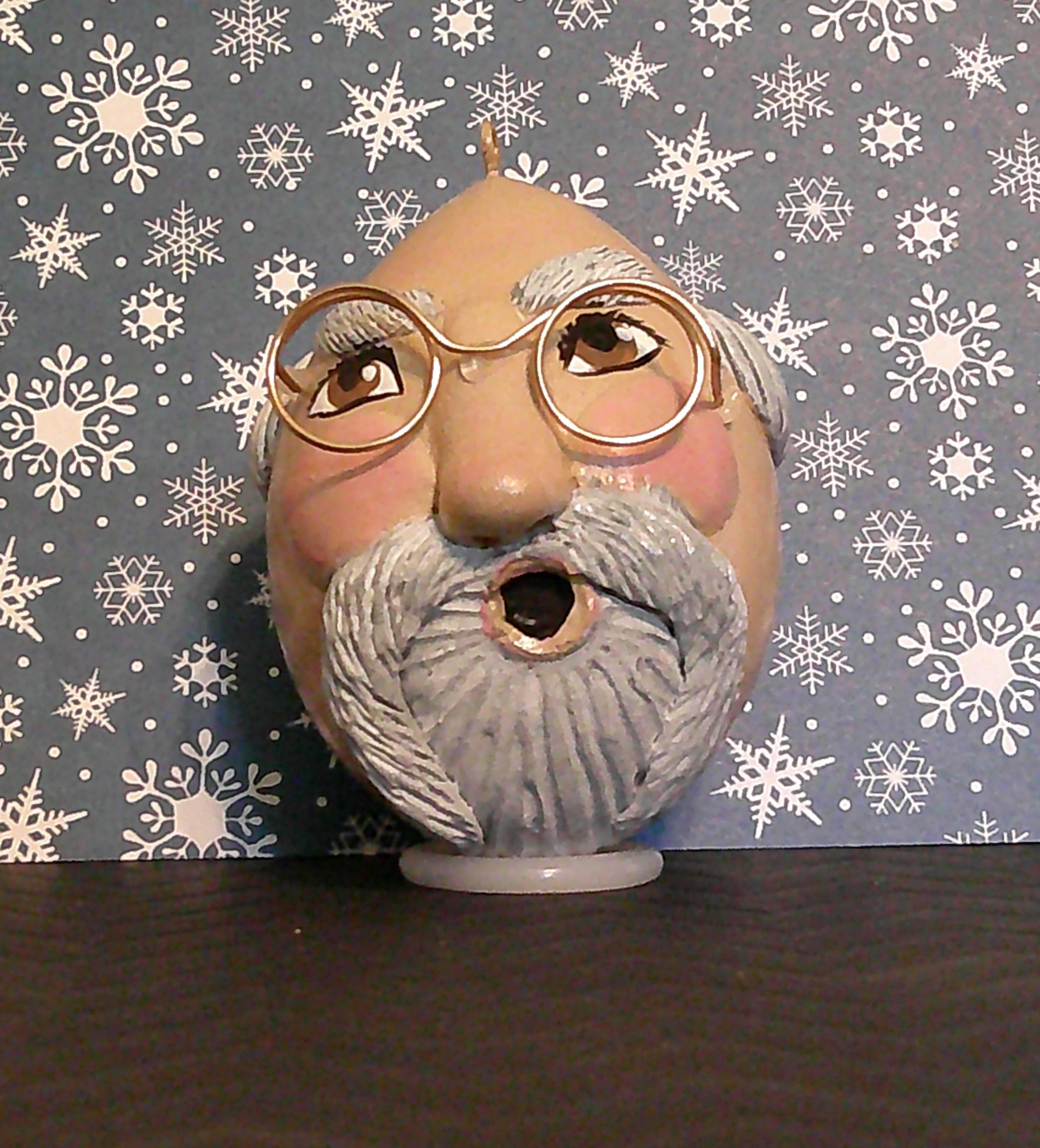 Santa W/ Bald Head - Etsy