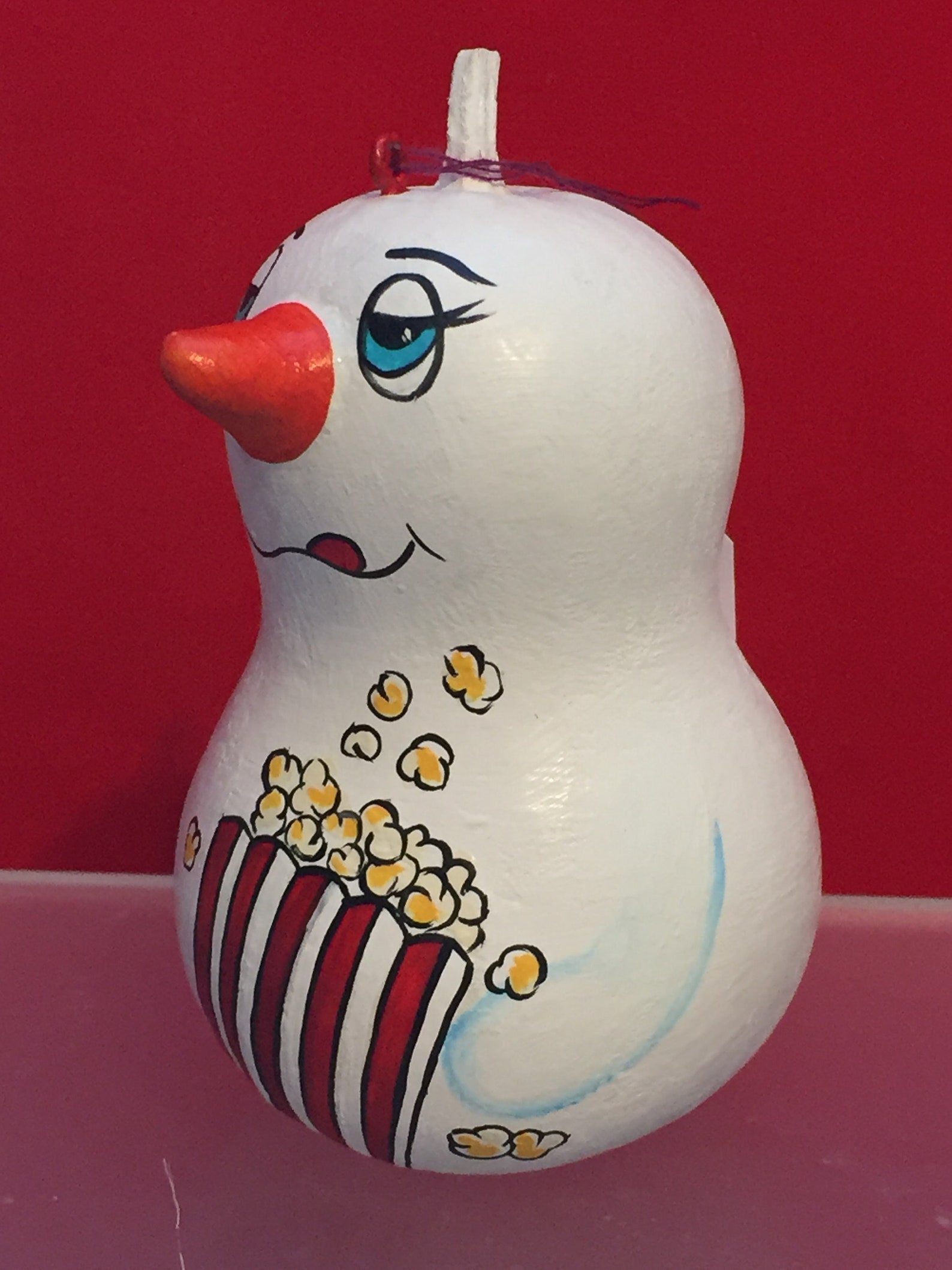 Snowman - Bag of Popcorn - Etsy