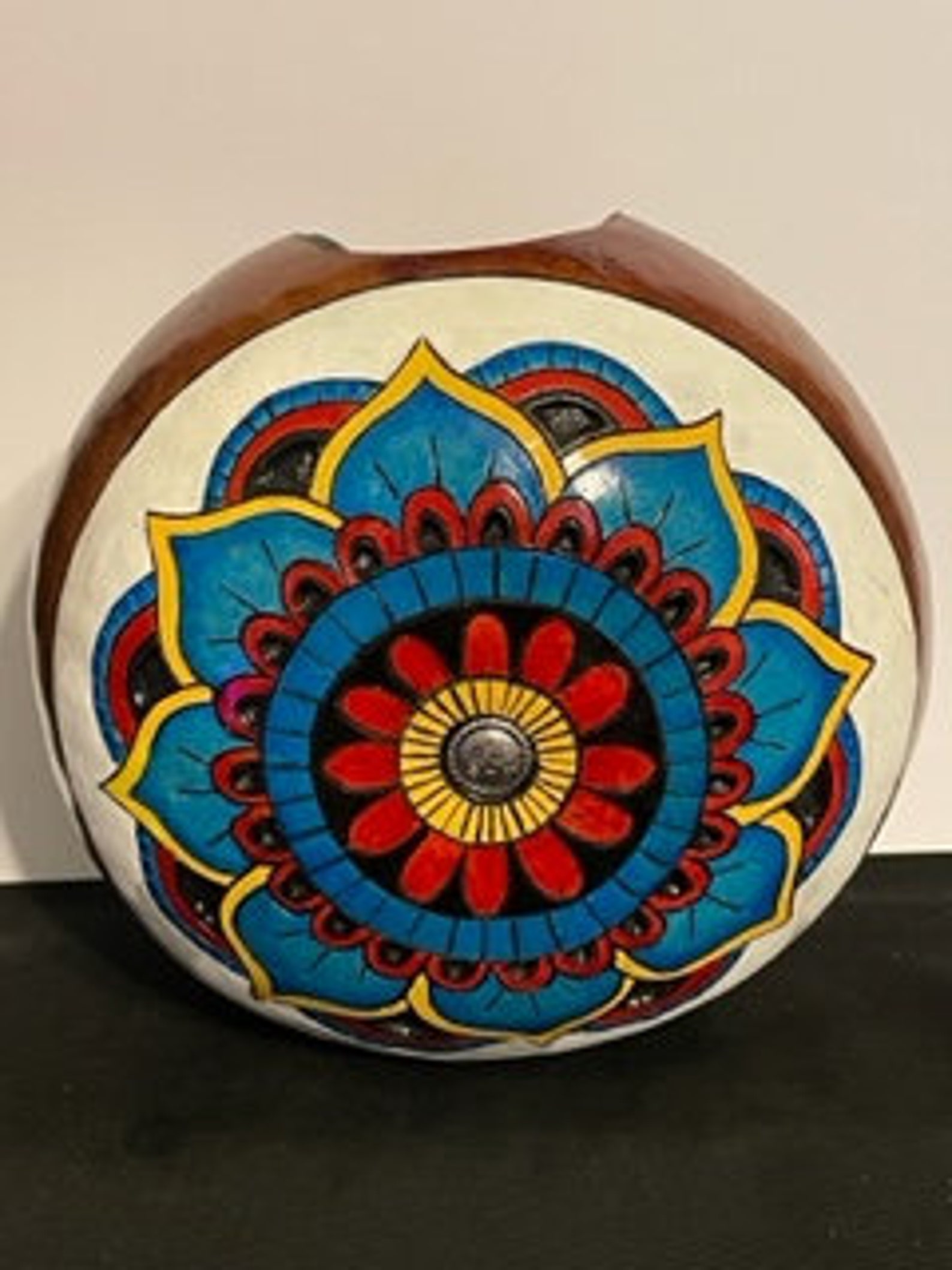 Vase - Native American Design Planter - Etsy