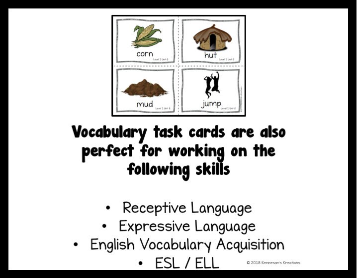 Online ESL Teaching VIPKID Level 1 Vocabulary Prop Cards - Etsy