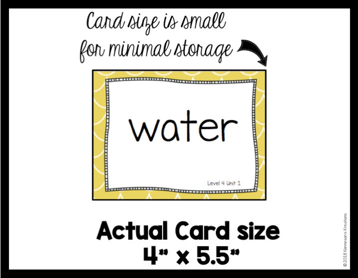 Online ESL Teaching Sight Words VIPKID Level 4 - Etsy