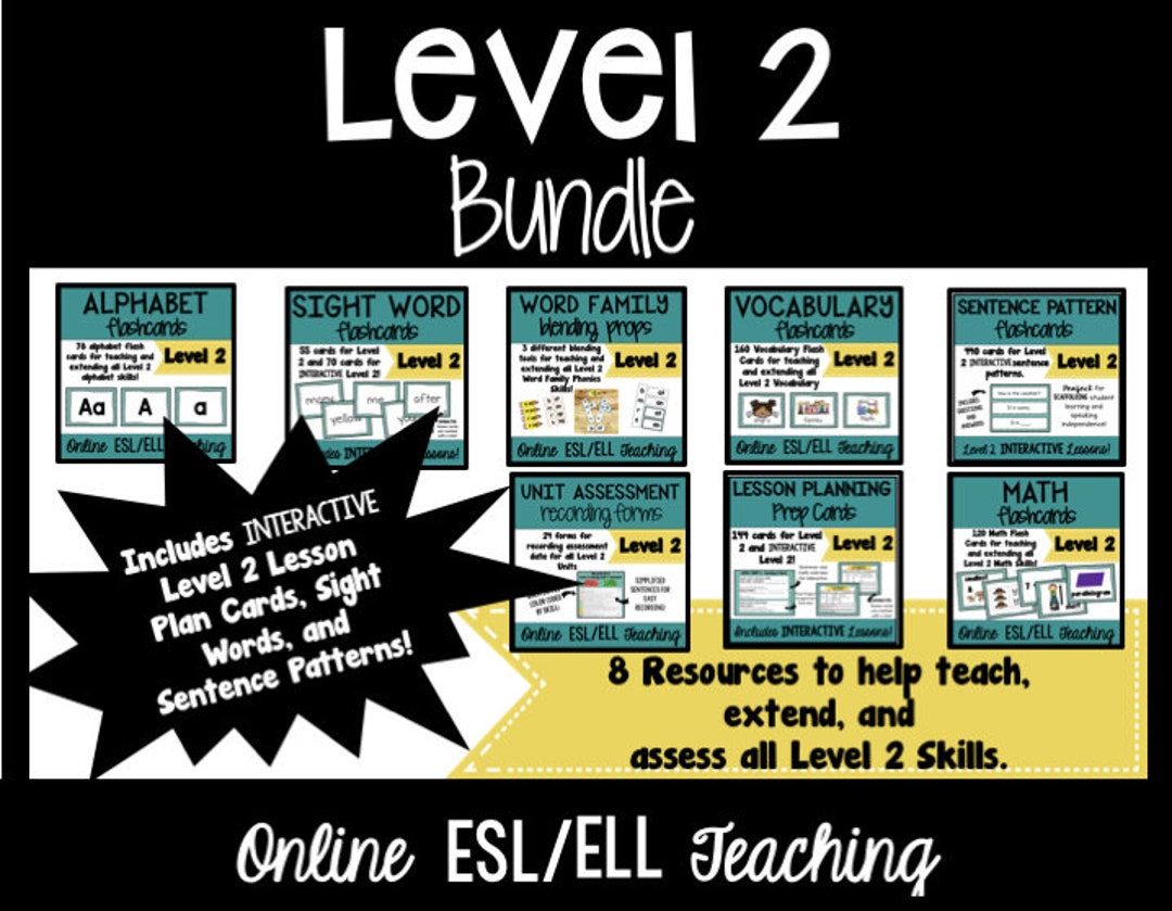 Online ESL Teaching Bundle (vipkid Level 2) - Etsy