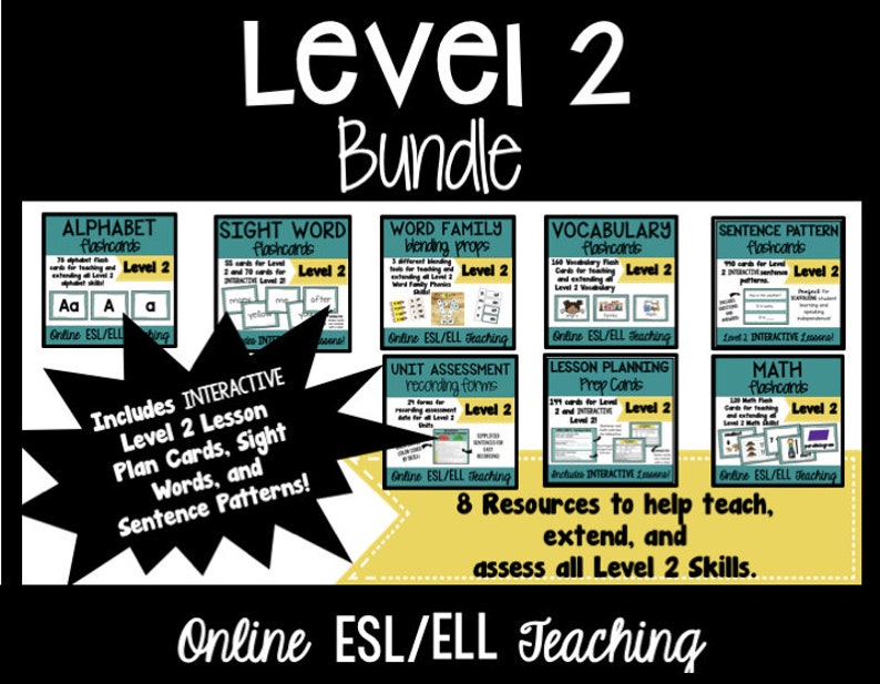 Online ESL Teaching Bundle vipkid Level 2 - Etsy