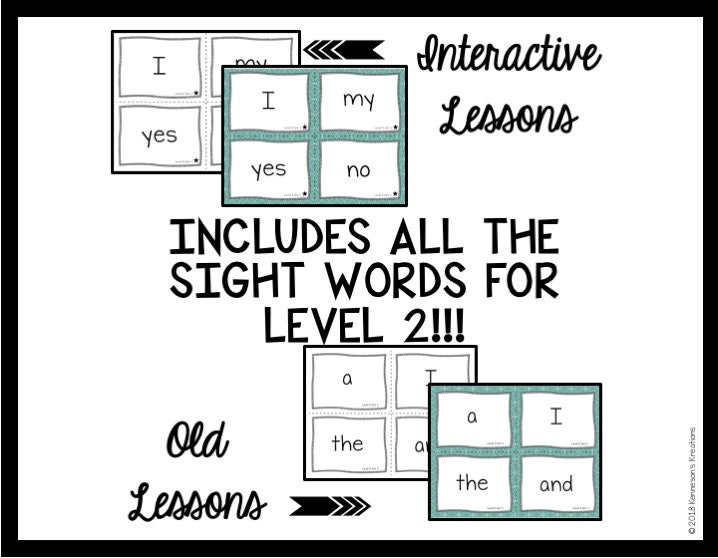 Online ESL Teaching Sight Words VipKid Level 2 INCLUDES | Etsy