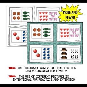 Online ESL Teaching Math Flashcards vipkid Level 2 | Etsy