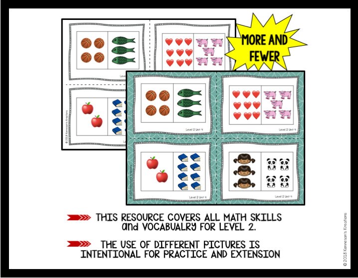 Online ESL Teaching Math Flashcards vipkid Level 2 - Etsy