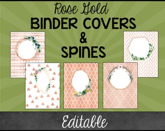 Animal Planner Covers 10 Editable Binder Covers and Spines - Etsy