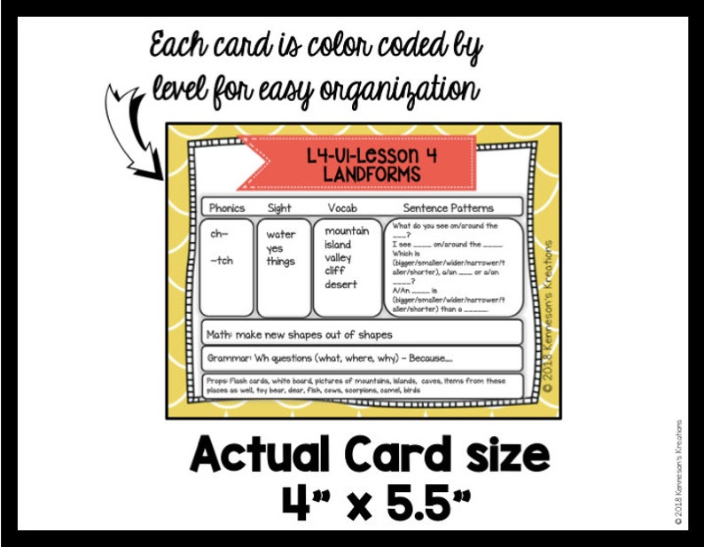 Online ESL Teaching Lesson Planning Prep Cards vipkid Level 4 - Etsy