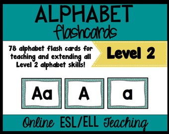 Alphabet Flashcards Vipkid, Gogokid, ESL Online Teaching - Etsy