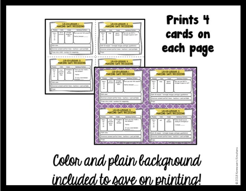 Online ESL Teaching Lesson Planning Prep Cards vipkid Level 5 - Etsy