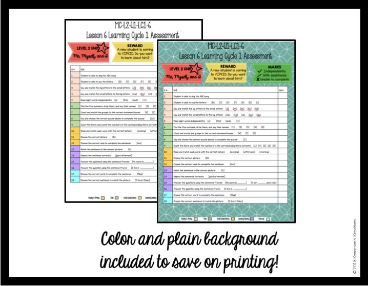 Online ESL Teaching Assessment Recording Form (vipkid Level 2) - Etsy