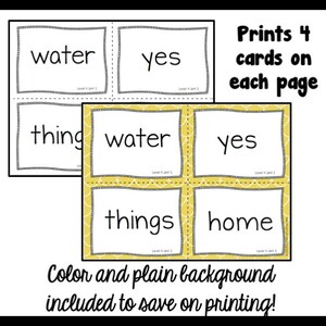 Online ESL Teaching Sight Words (VIPKID Level 4) - Etsy