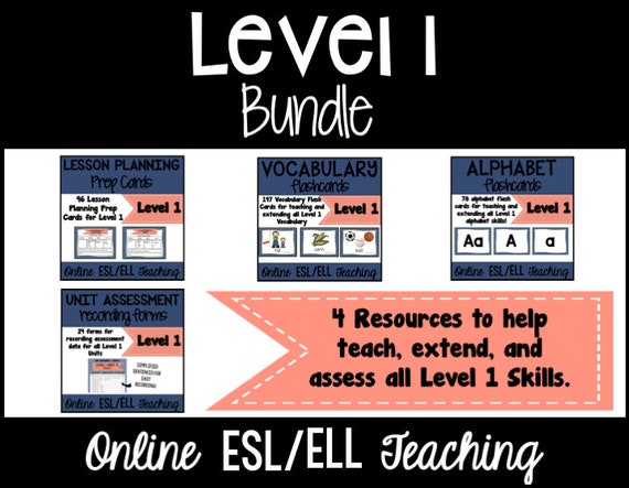 Online ESL Teaching Bundle VIPKID Level 1 - Etsy