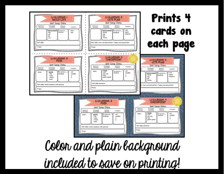 Online ESL Teaching Lesson Prep Cards VIPKID Level 1 - Etsy