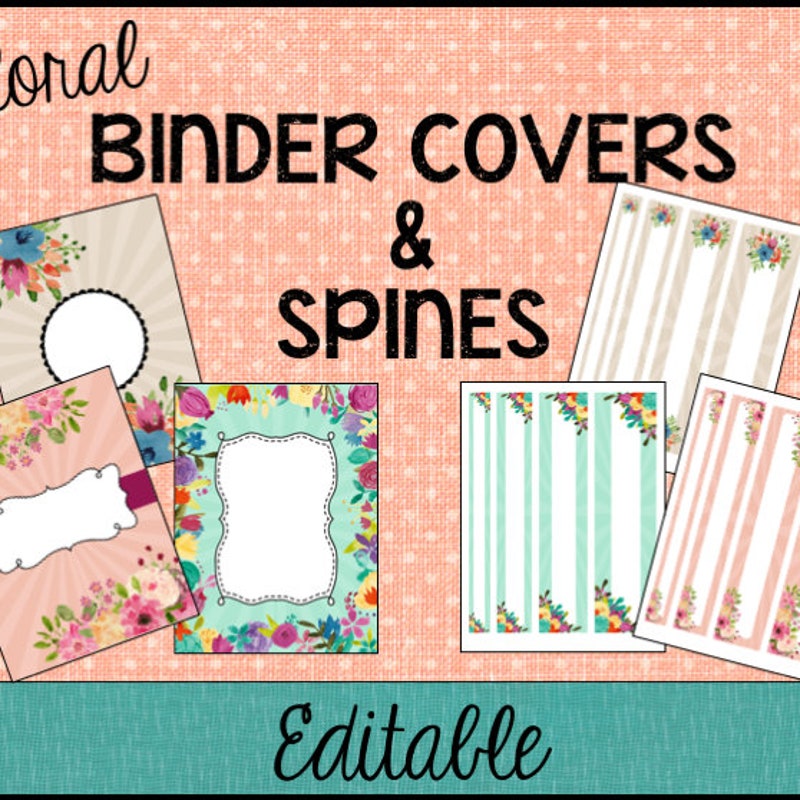 Binder Spine - Etsy