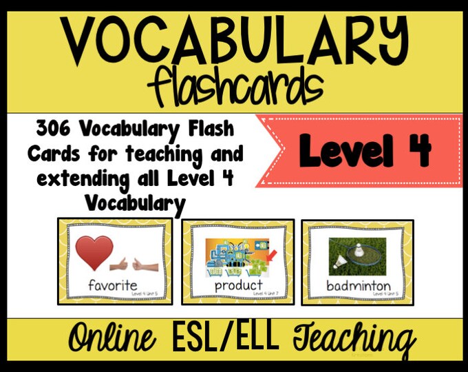 ESL Level 2 Vocabulary and Grammar Cards VIPKID, Etc. - Etsy Canada