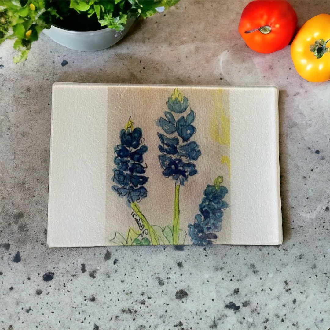 Bluebonnet Cutting Board - Etsy