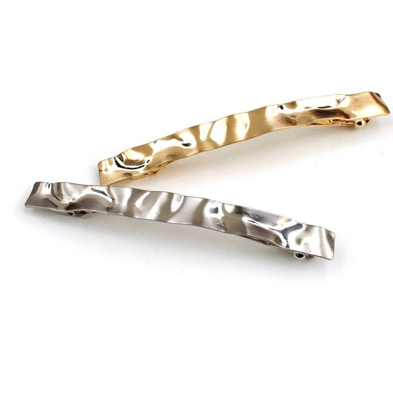 Metal Hair Barrette - Etsy