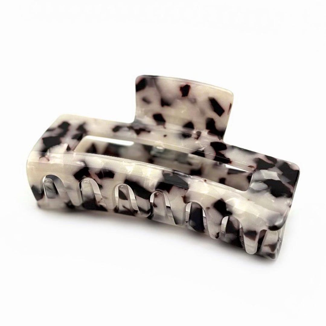 Large 9.7cm Tortoiseshell Pattern Hair Clip, Handmade - Etsy