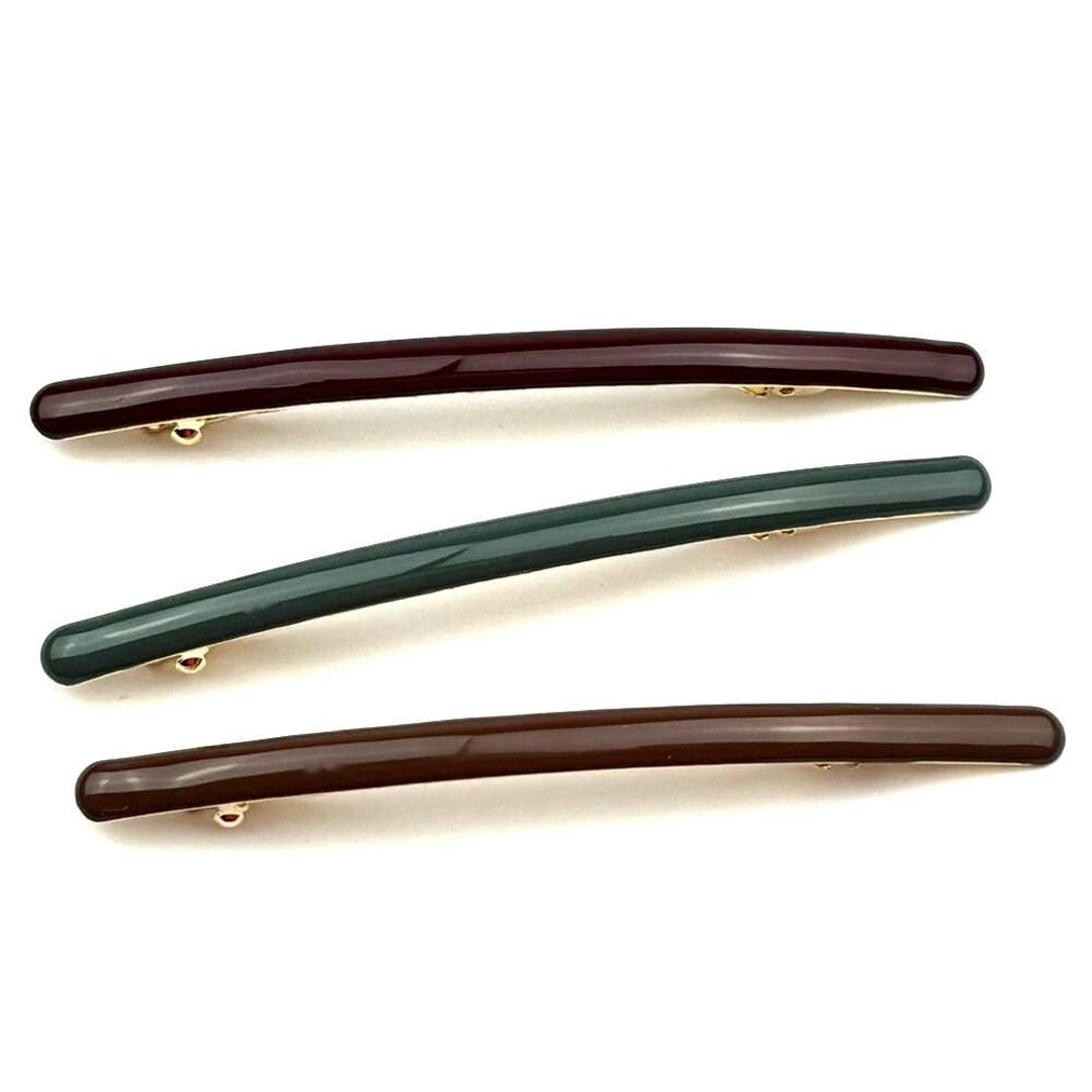 Fine Enamel Hair Clip 10cm, Hair Accessory - Etsy