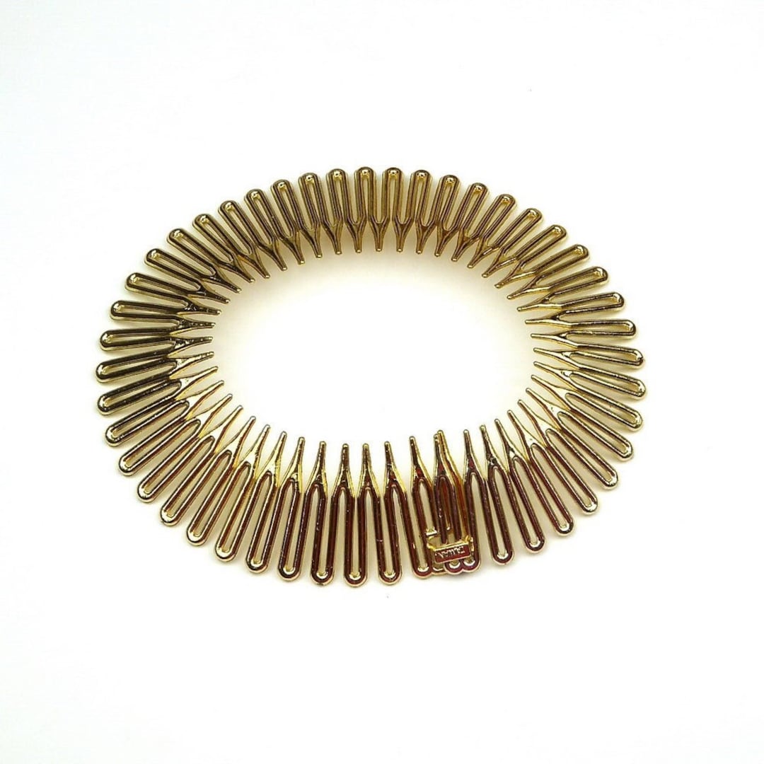 Soft Zigzag Headband With Teeth - Gold - Etsy