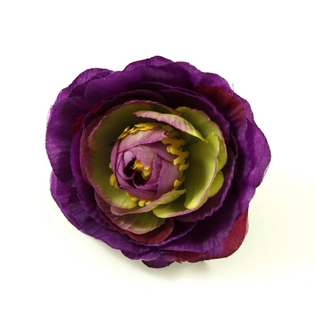 6 Artificial Flowers Without Stem 6cm Purple - Etsy