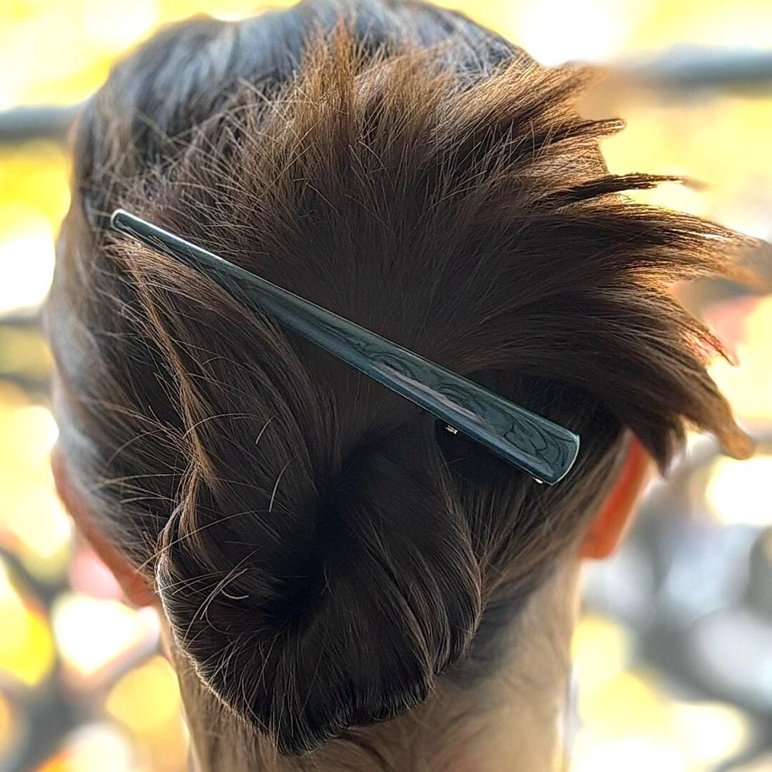 Large Concorde Enamel Hair Clip 13cm Blue - Etsy
