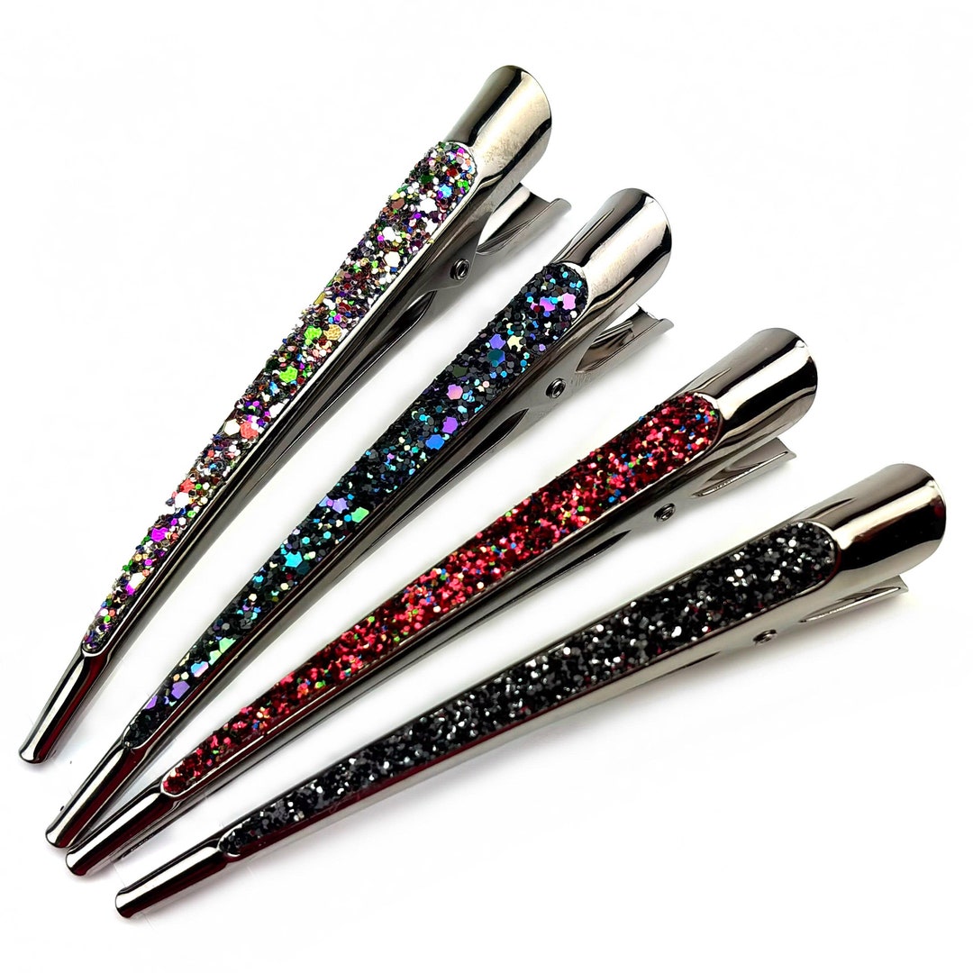 Large Concorde Glitter Hair Clip 13cm - Etsy
