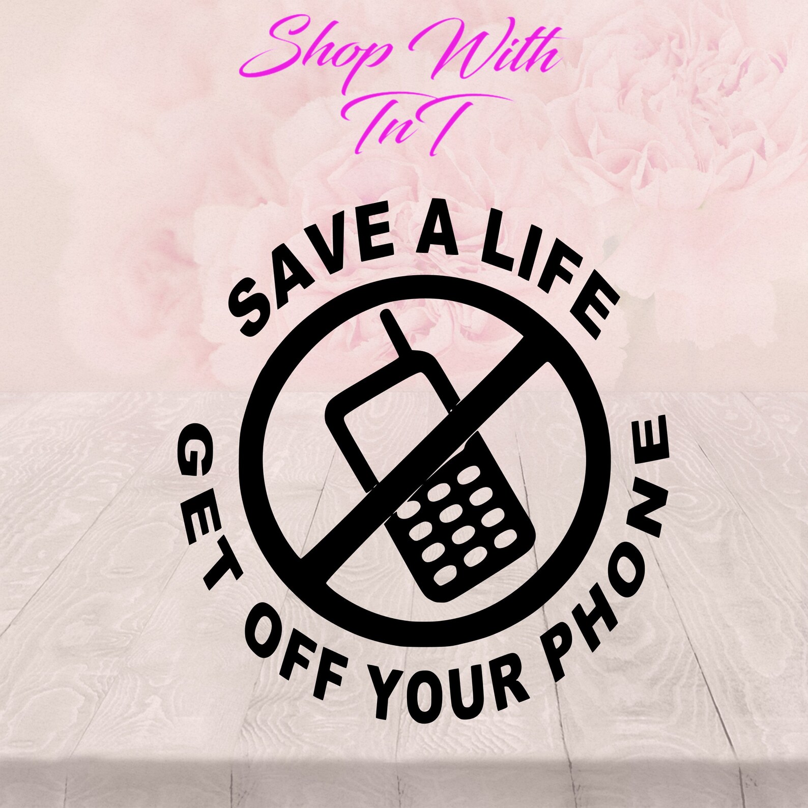 Save A Life Get Off Your Phone Sticker Decal for windows | Etsy