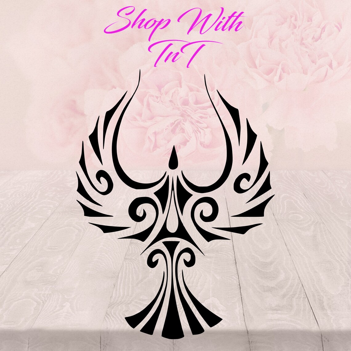 Tribal Phoenix Bird Decal Sticker for Windows Computers Flat | Etsy