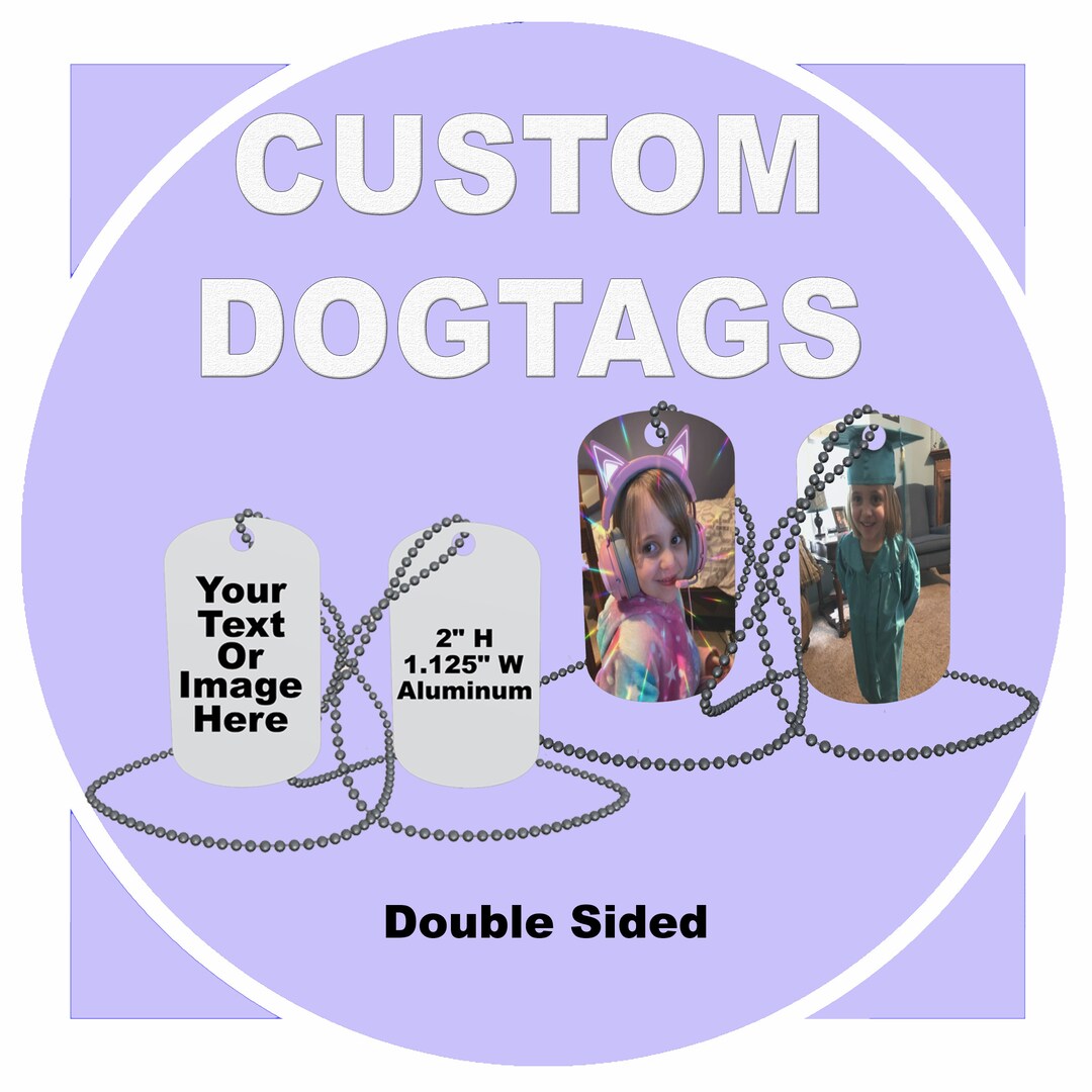 Create a Lasting Memory With Personalized Double-sided Dog Tags - Add ...