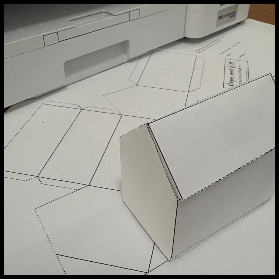 Printable Paper House Template | DIY English Cottage | Customizable ...