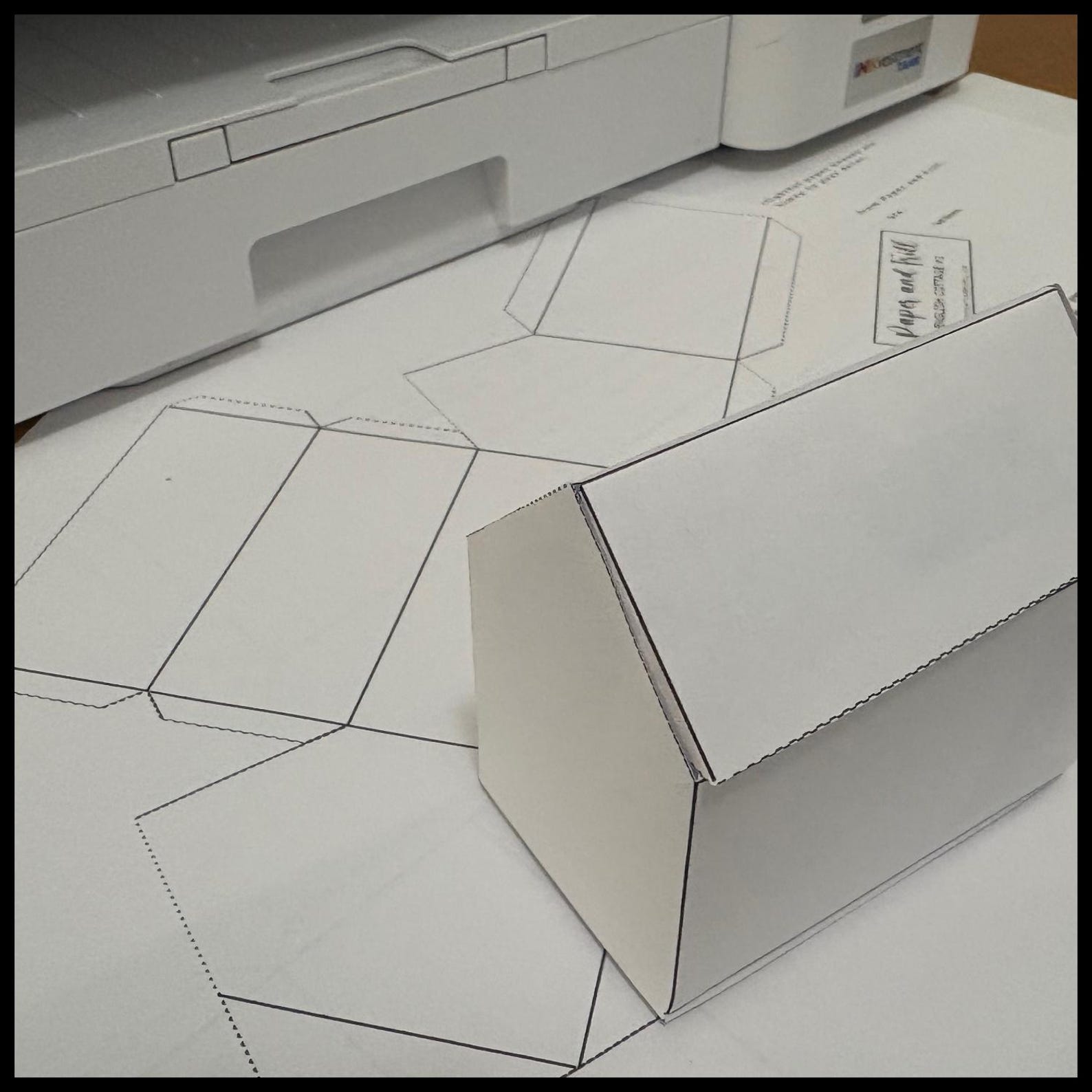 Printable Paper House Template | DIY English Cottage | Customizable ...