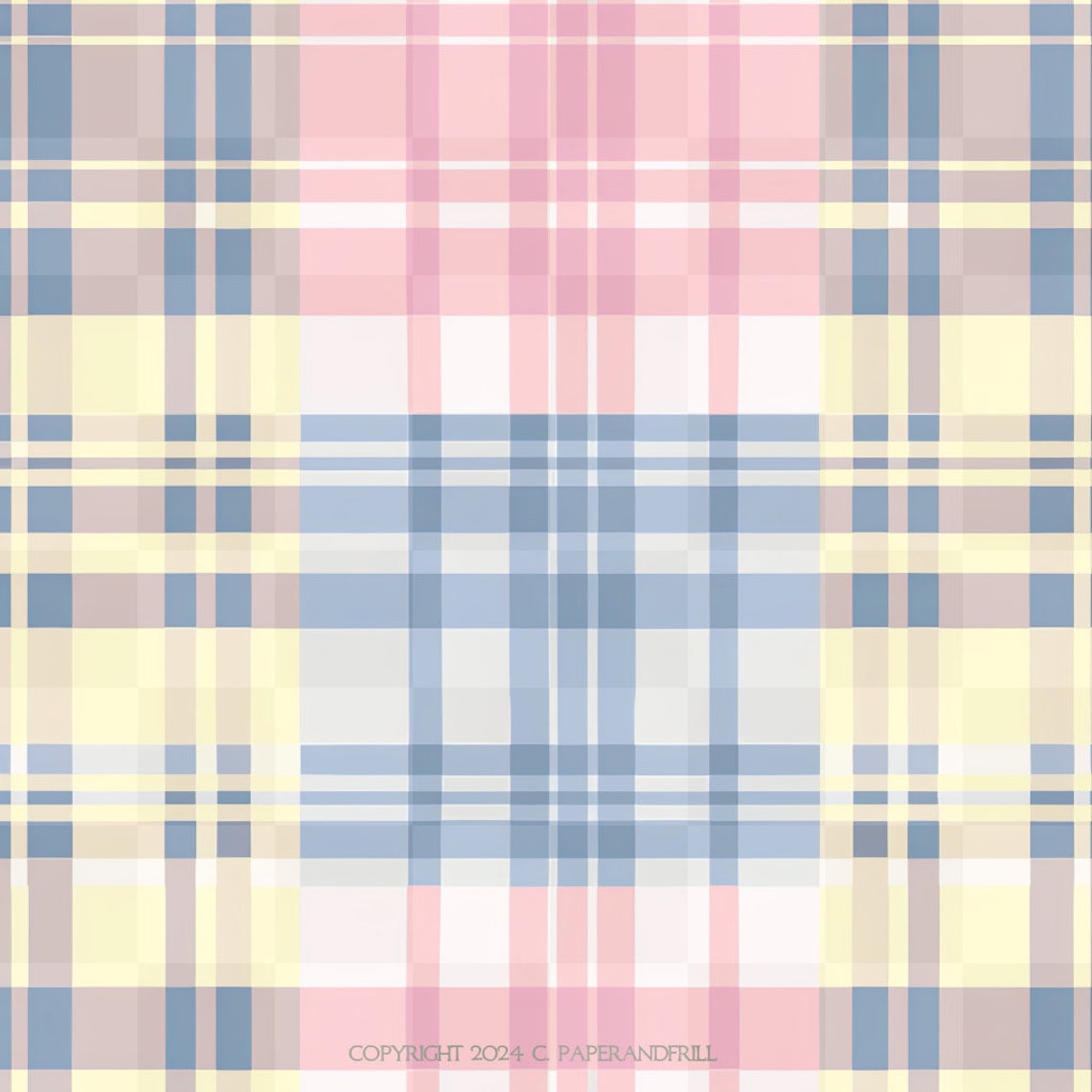 Faded Pastel Madras Plaid Seamless Patterns Bundle - Etsy