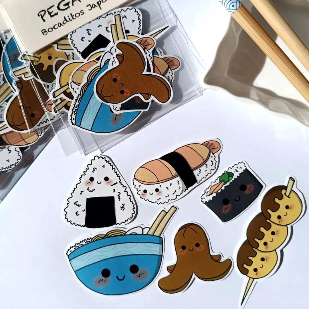 Japanese Snacks Stickers - Etsy