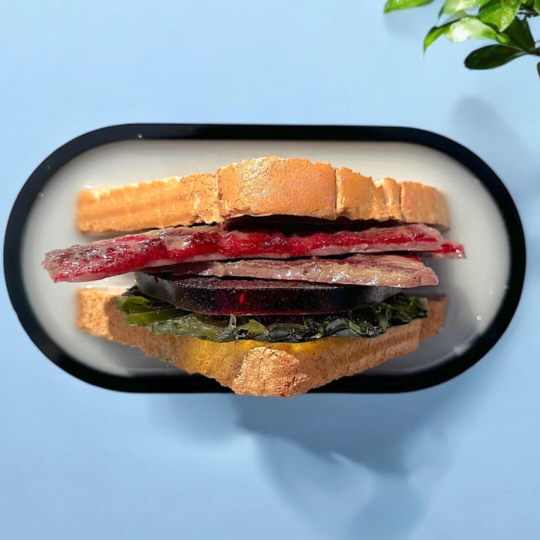 BLT SANDWICH 3D Resin Wall Art / Wall Art/ Realistic Fake Food /life ...