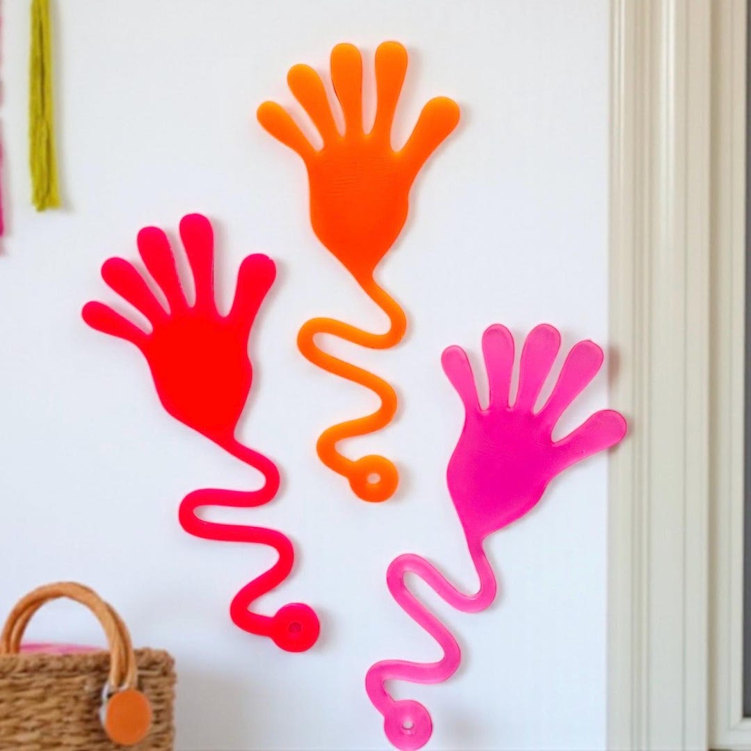 SLAPPY HAND 3D Resin Wall Art – Nostalgic Sticky Hand Sculpture ...