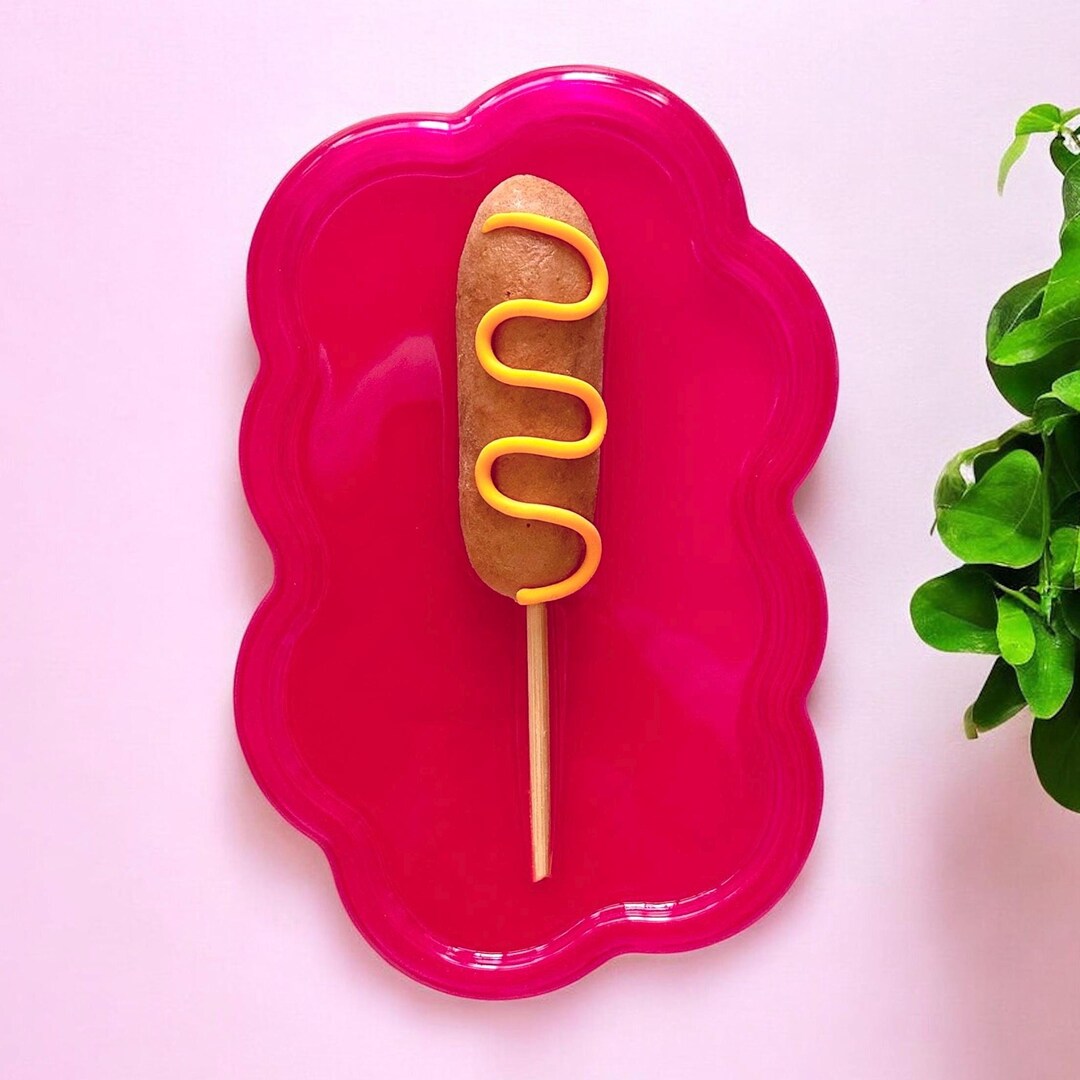 CORN DOG 3D Resin Wall Art / Wall Art/ Realistic Fake Food /life Size ...