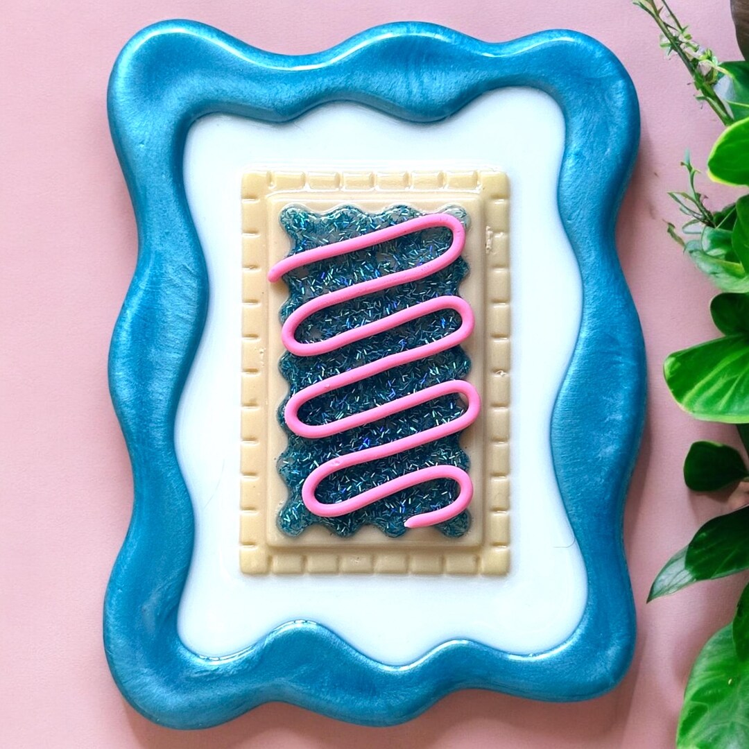 HOLOGRAPHIC Toaster Pastry Life Size Breakfast Pastry 3D Resin Wall Art ...