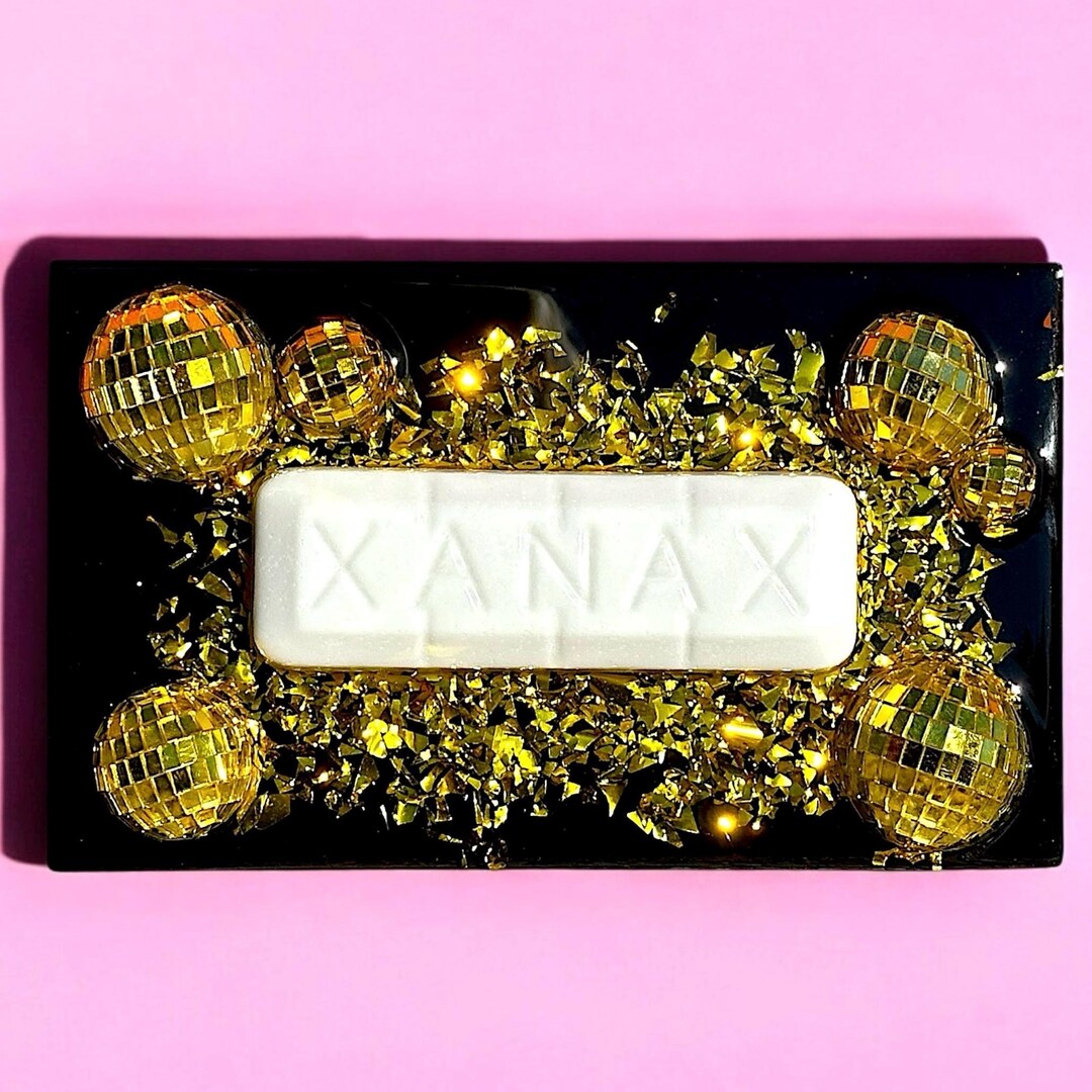 GIANT XANAX Bar Disco Ball 3D Wall Art/ HUGE Pill/ Pill Resin Wall Art ...