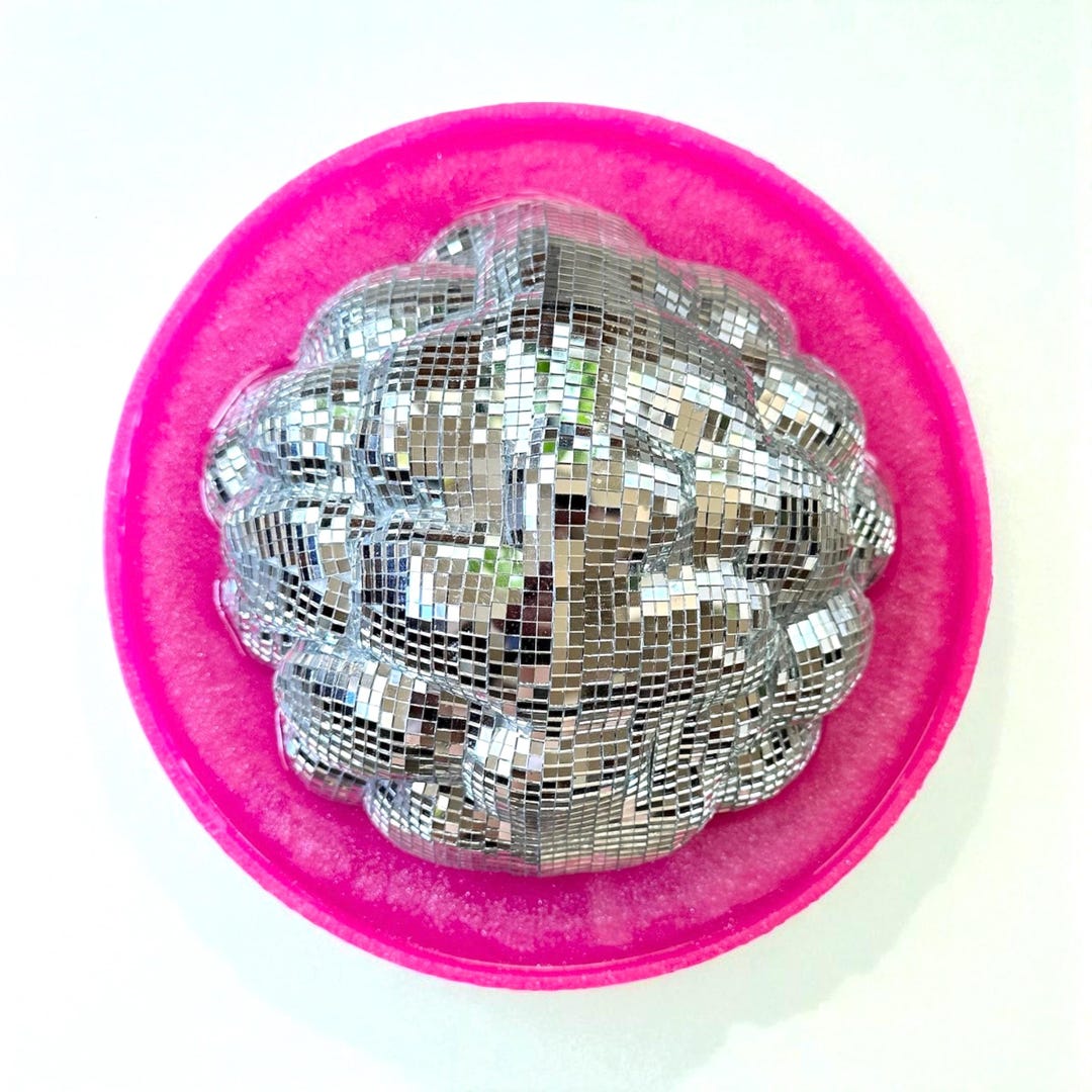 MELTING BUBBLES DISCO Ball 3D Resin Wall Art | Disco Ball Sculpture ...