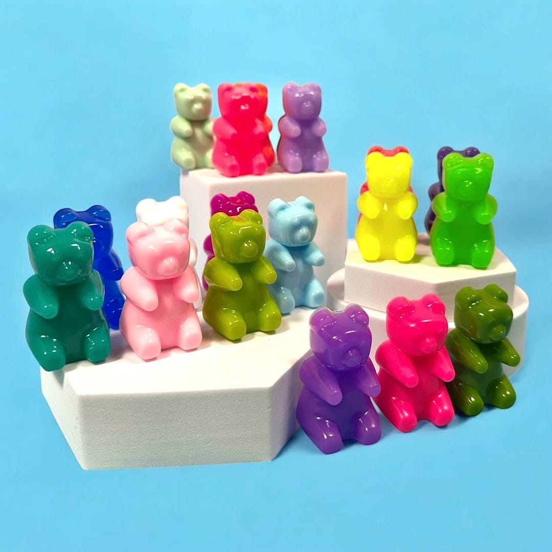 GUMMY BEAR 2” Wall Mount or Magnet Figurine/ Handmade Resin Sculpture ...