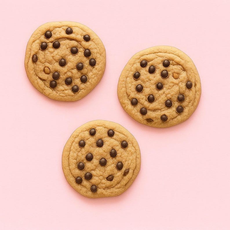 Chocolate Chip Cookie Wall Sculpture - 3 Pc Set | 3d Wall Art | Resin ...