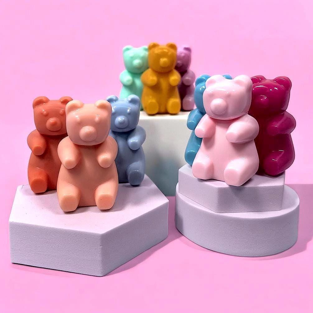GUMMY BEAR Resin Figurines – 3D Kawaii Candy Sculptures | Dopamine ...